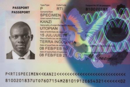 Biometric passport production - E-passport production